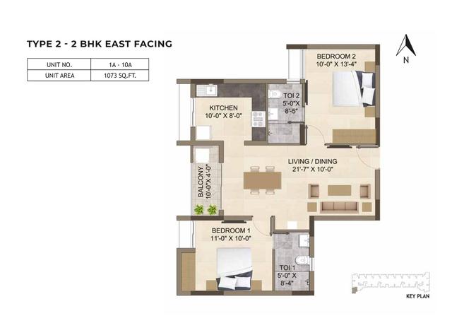 Infinium Sky 9 - Premium 2 & 3 BHK apartments in Coimbatore