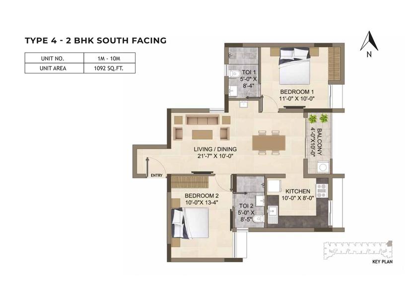 Infinium Sky 9 - Premium 2 & 3 BHK apartments in Coimbatore